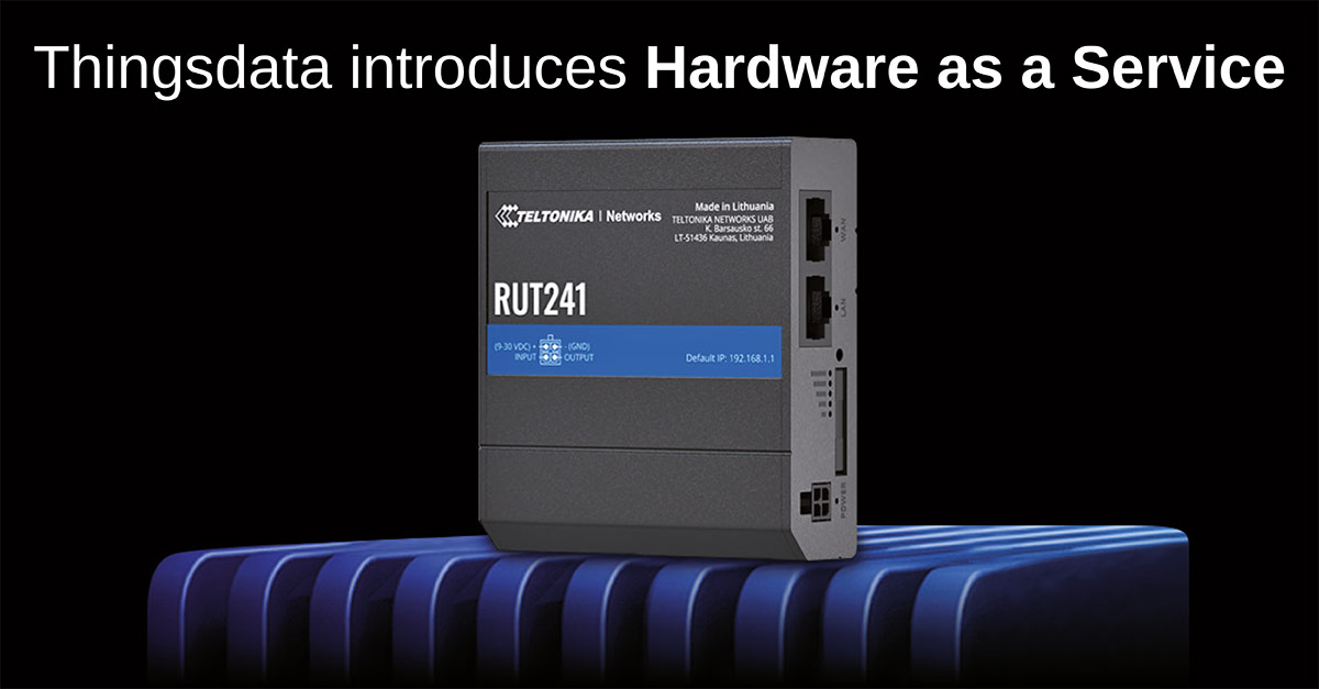 Thingsdata introduceert Hardware as a Service - Thingsdata